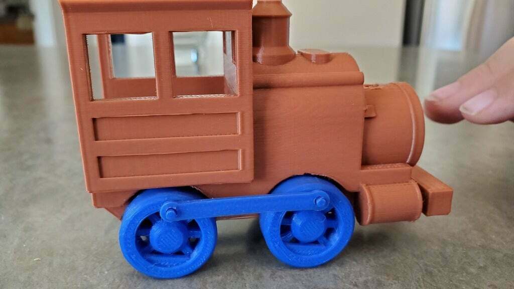 Free STL file Toy Train Improved Wheels・3D print design to download・Cults